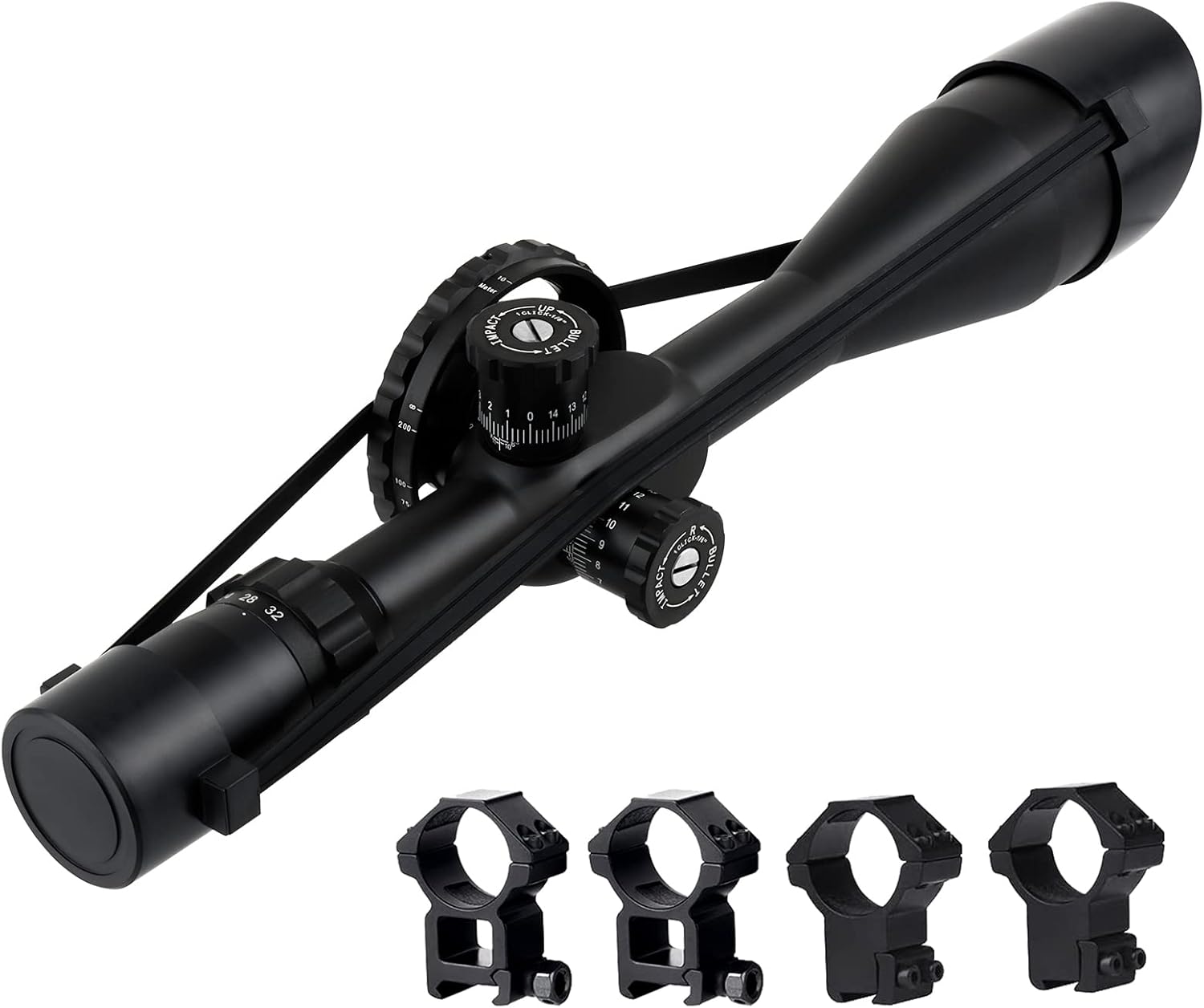 FOCUHUNTER Tactical Rifle Scope 8-32X56SF Sight Long Range Zero stop ...