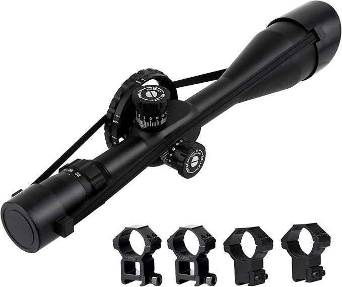 FOCUHUNTER Tactical Rifle Scope 8-32X56SF Sight Long Range Zero stop ...