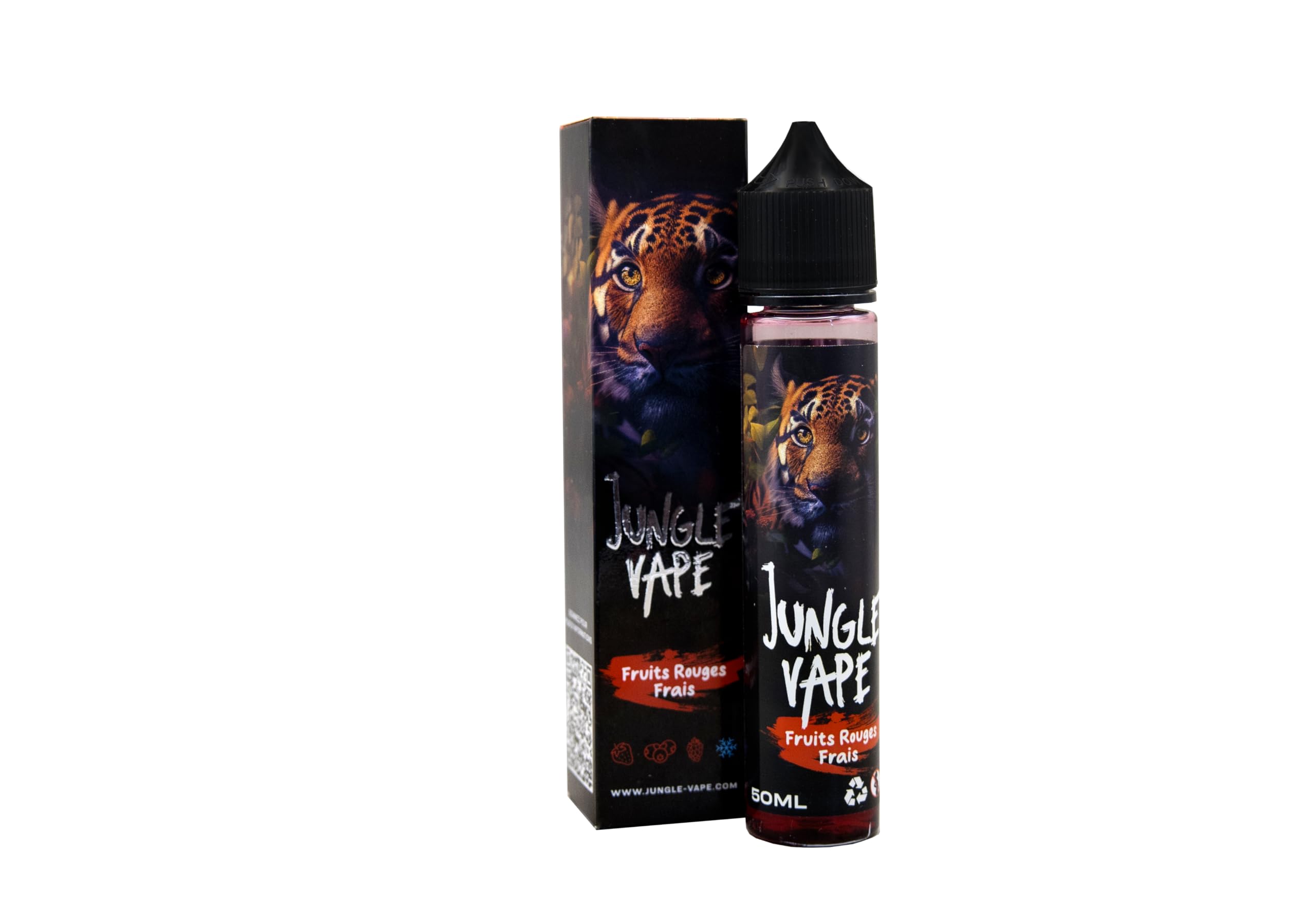 E-liquide Jungle Vape "Tigre" 50ML - Saveur Fruits Rouges Frais pour ...