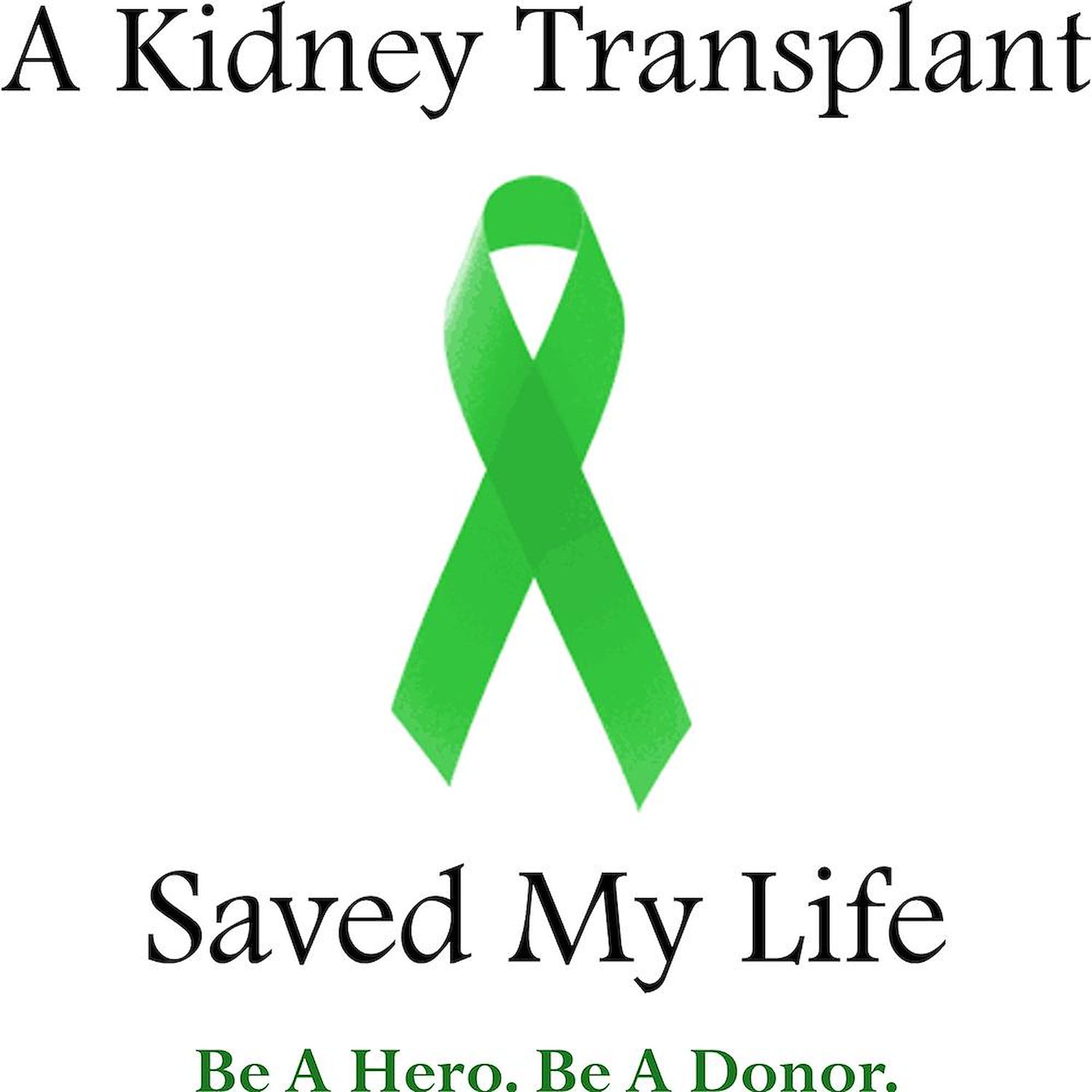 Kidney Transplant Awareness Ribbon