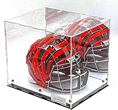 Amazon.com: Football Helmet Acrylic Display Case Box White Marble ...