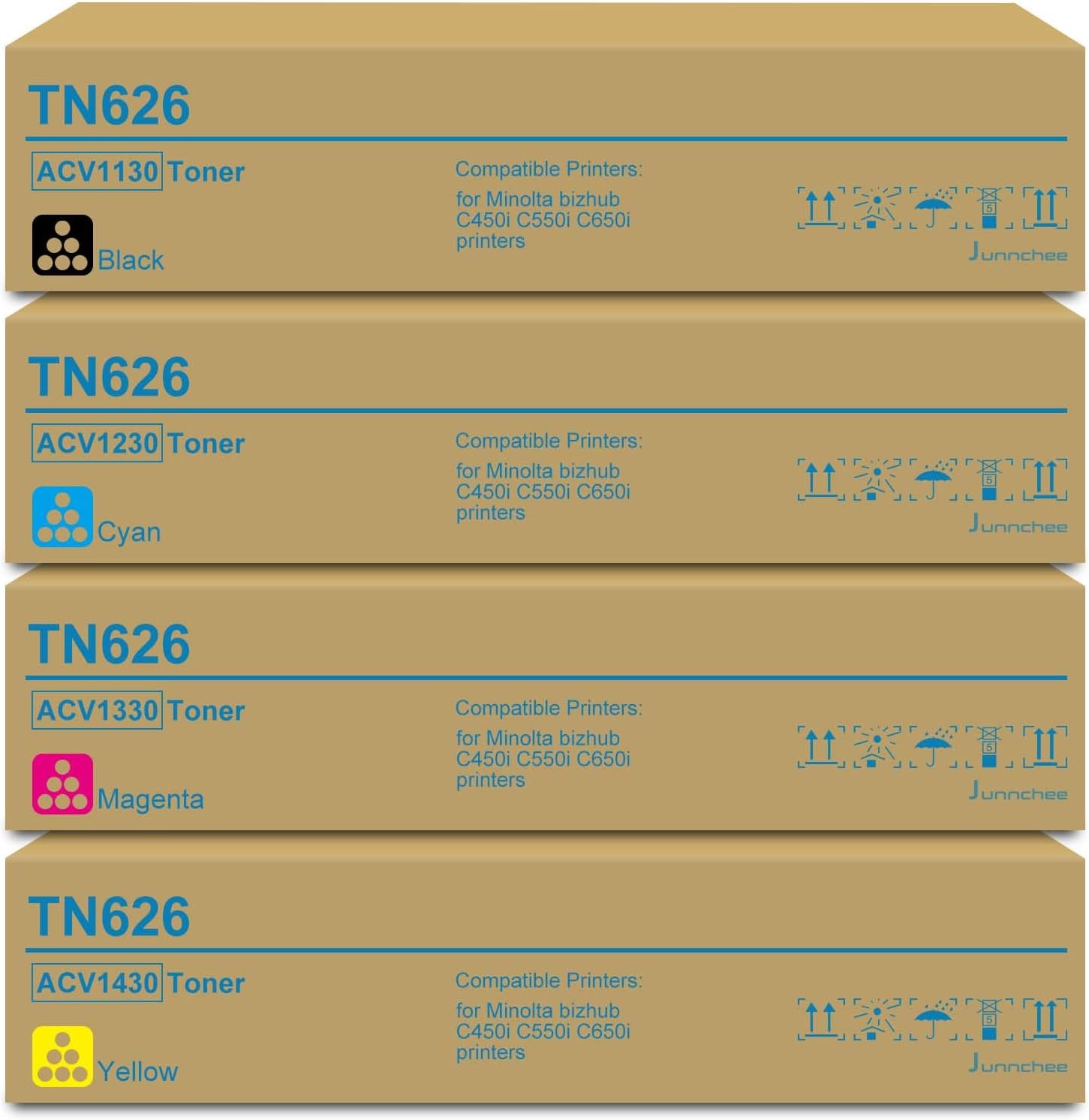 Amazon.com: Junnchee TN626 TN-626 Toner Cartridge Replacement for ...