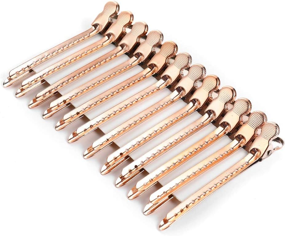 Amazon.com : Kitsch Duck Billed Hair Clips for Styling - Metal Hair ...