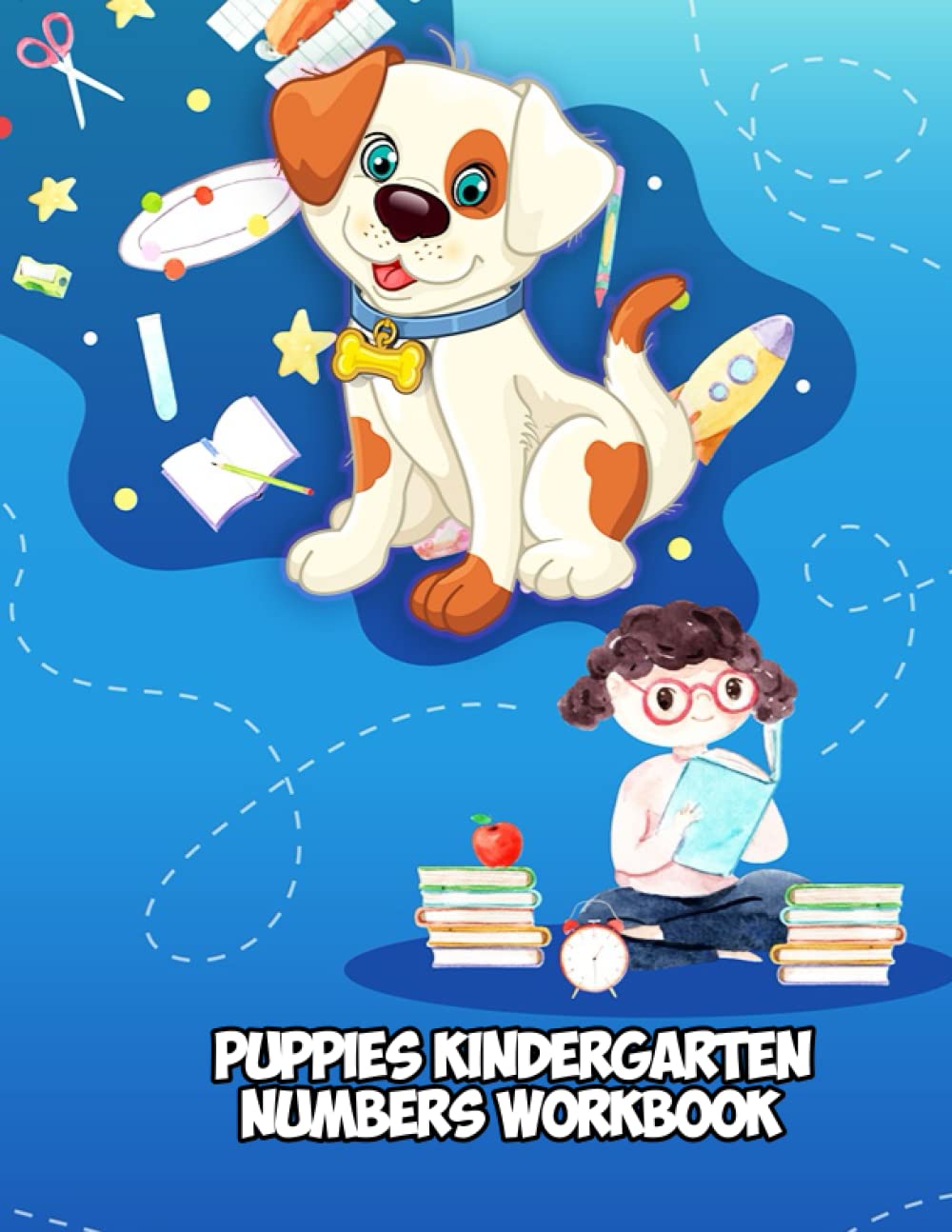 Buy puppies kindergarten numbers workbook: puppies kindergarten numbers ...