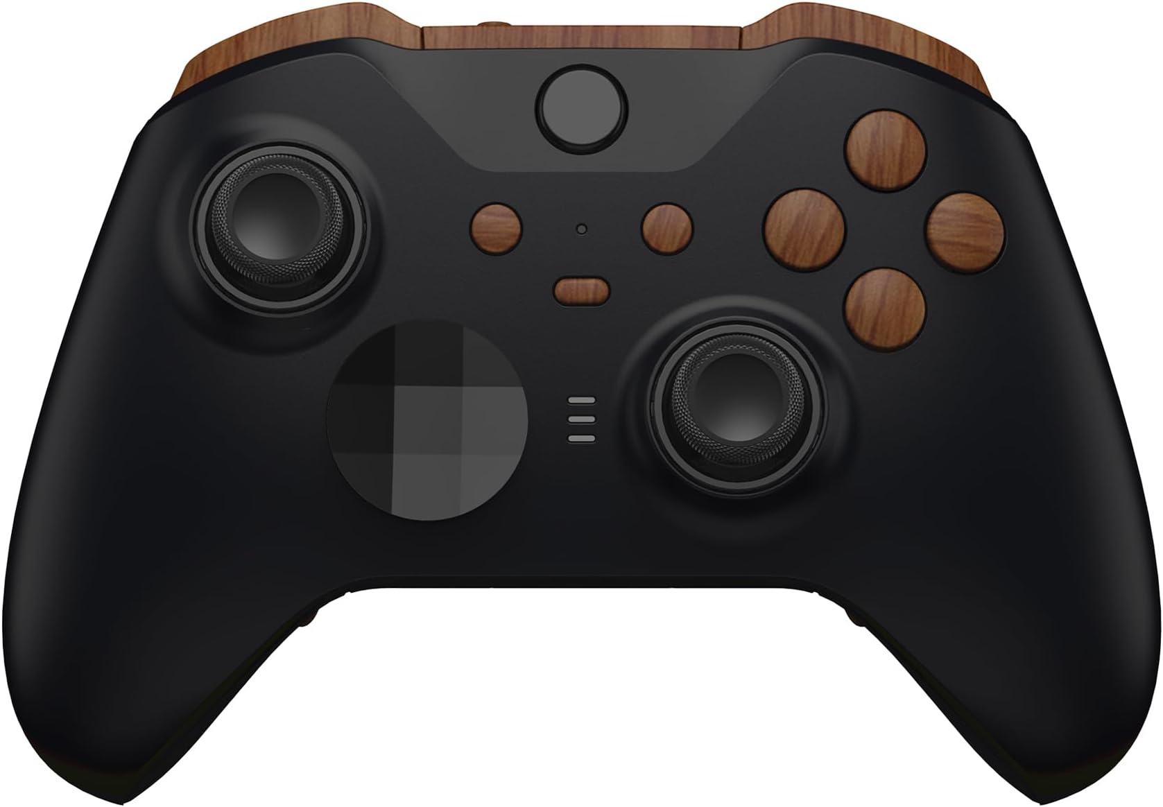 Amazon.com: eXtremeRate Wood Grain Replacement Buttons for Xbox One ...