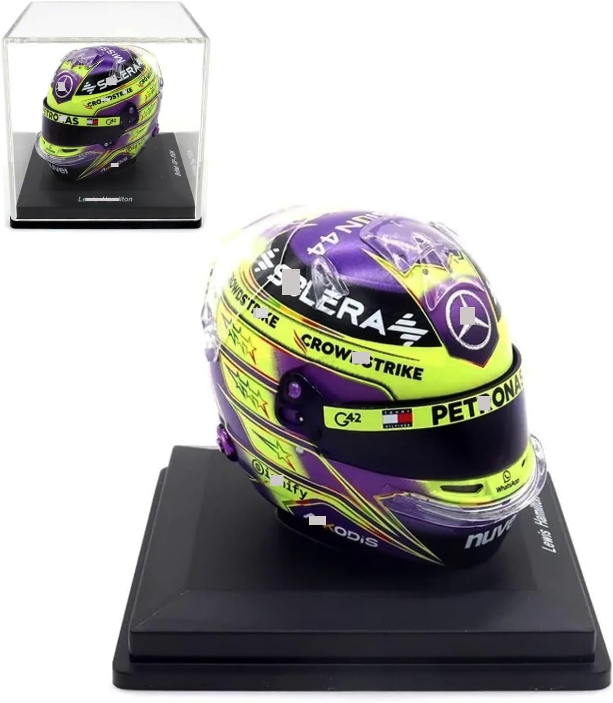 Amazon.com: HTLNUZD 2024 1/5 Mini Helmet #44 for MercedesAmg F1 Team ...