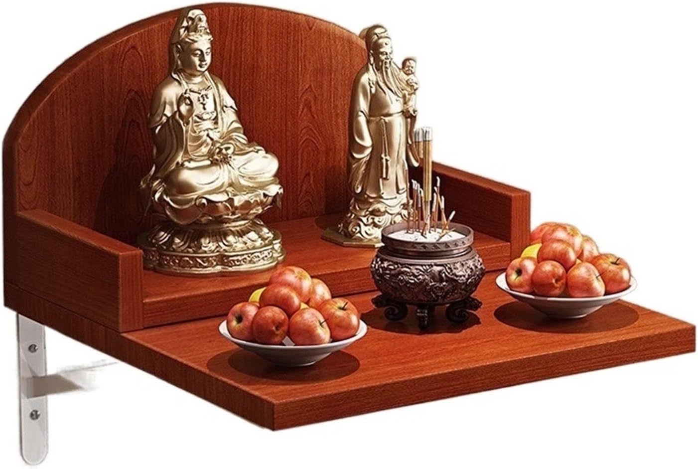 Amazon.com: Chinese Style Shrine God of Wealth Worship Stand Wall ...