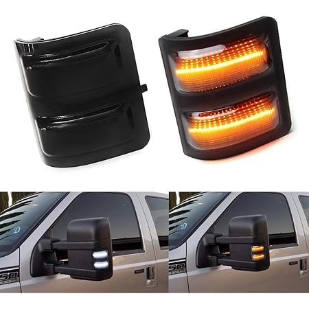 Amazon.com: 2pcs Ford Side Mirror Led Lights Turn Signal Light Daytime ...