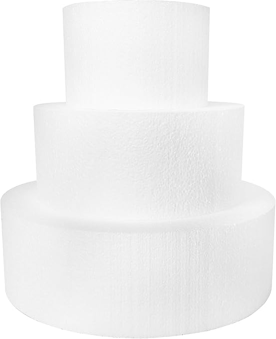 Amazon.com: Shape Innovation Round 4" Cake Topper Set of 3 - 6in, 9in ...