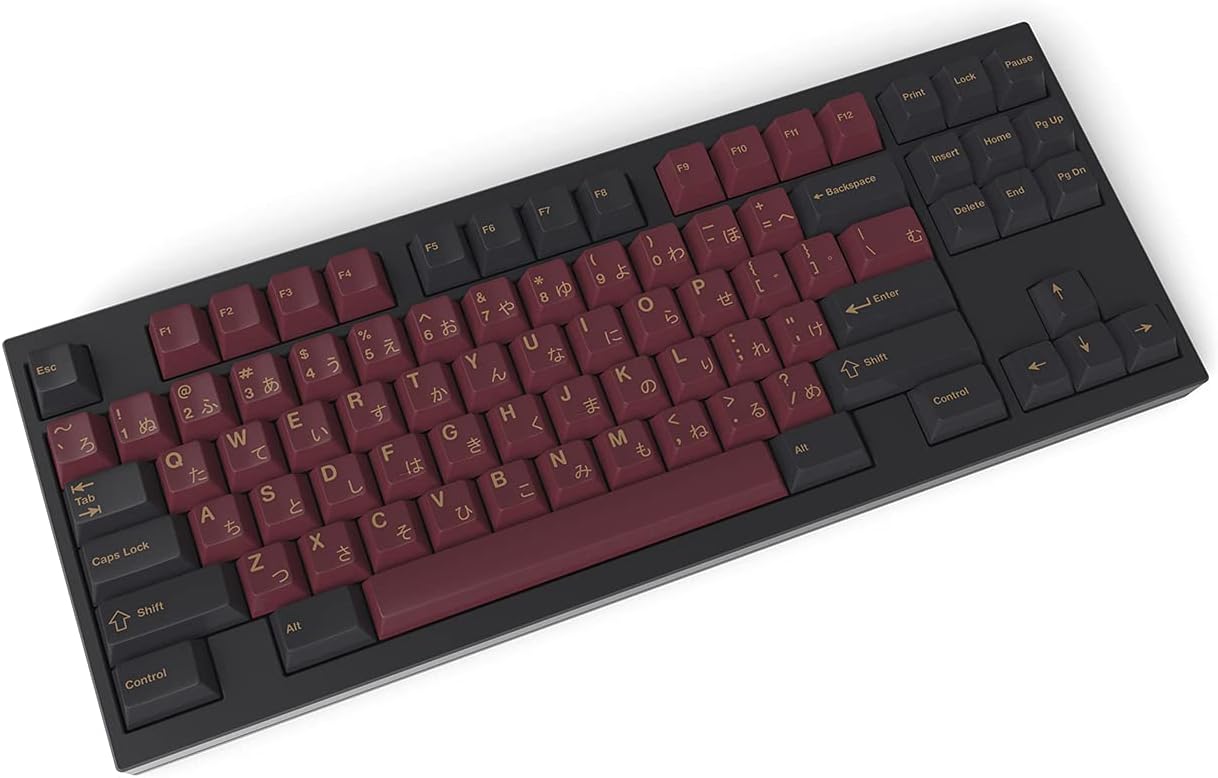 DROP Redsuns GMK Red Samurai Custom Mechanical Keyboard Gaijin Alphas ...