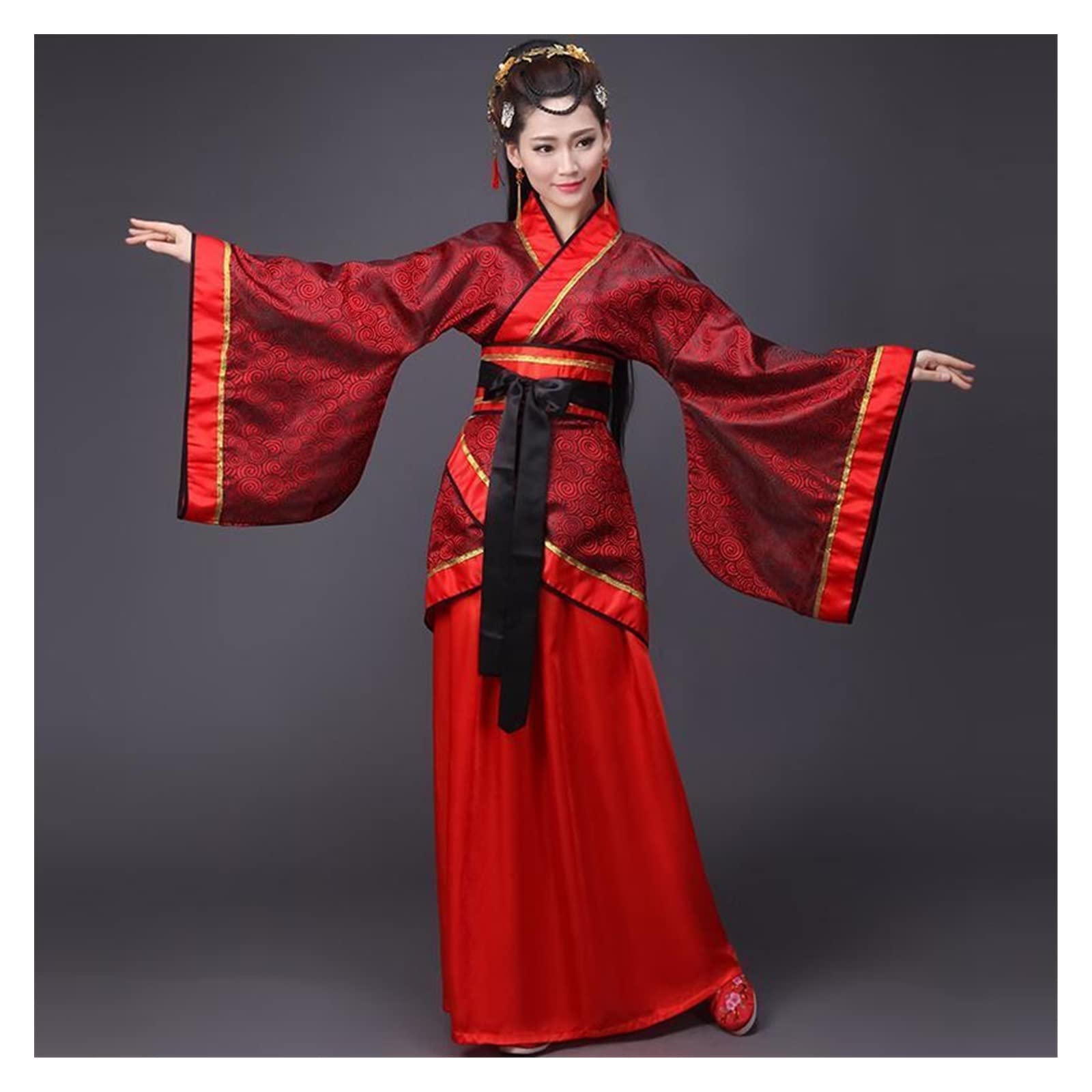 Vestido De Seda Chino Antiguo