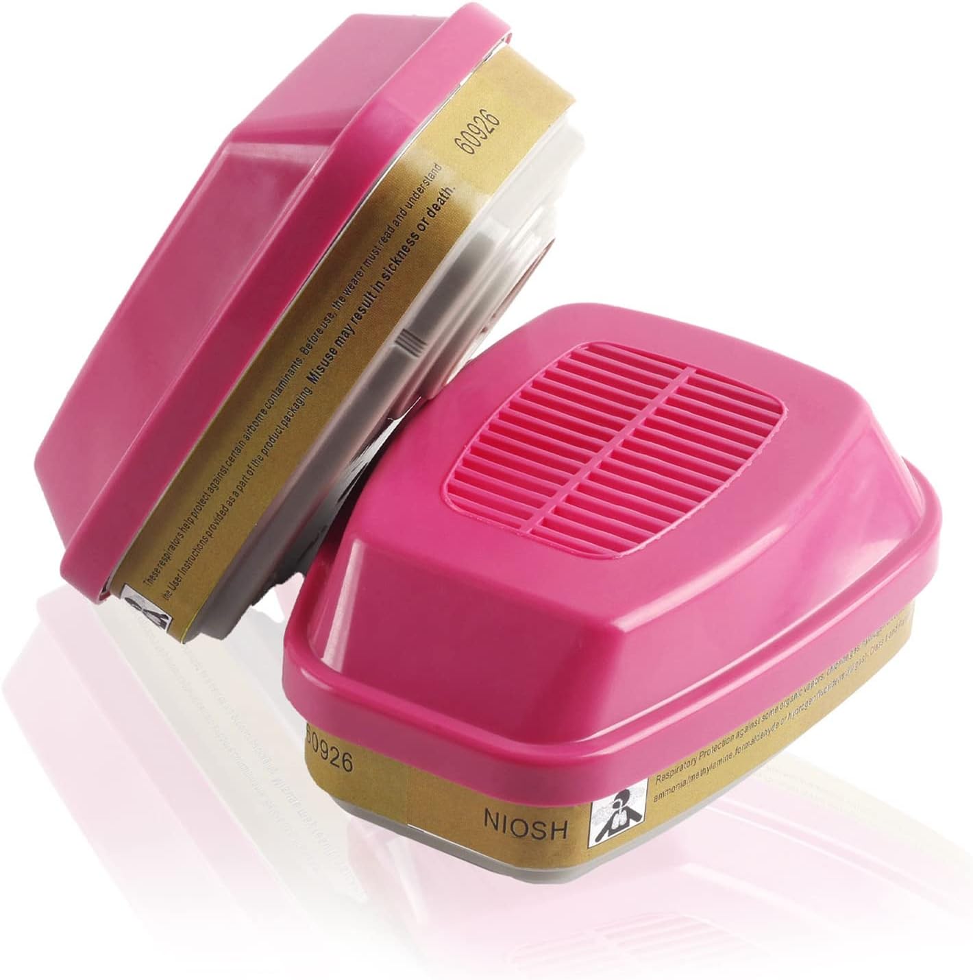 3M 2097 P100 Particulate Filter with Organic Vapor Relief, 2 Pairs (4 ...