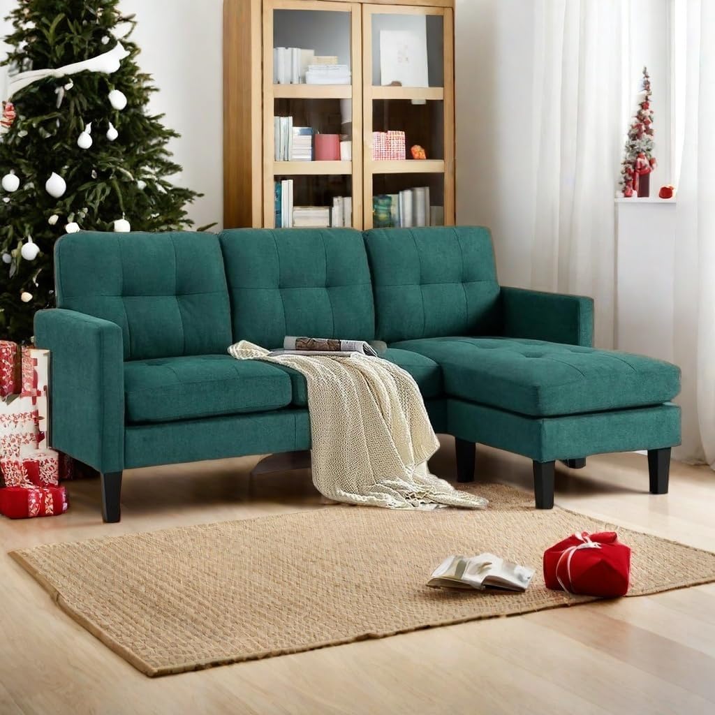 Amazon.com: ChicFurnit L Shaped Sectional Couches - Convertible Sofa ...