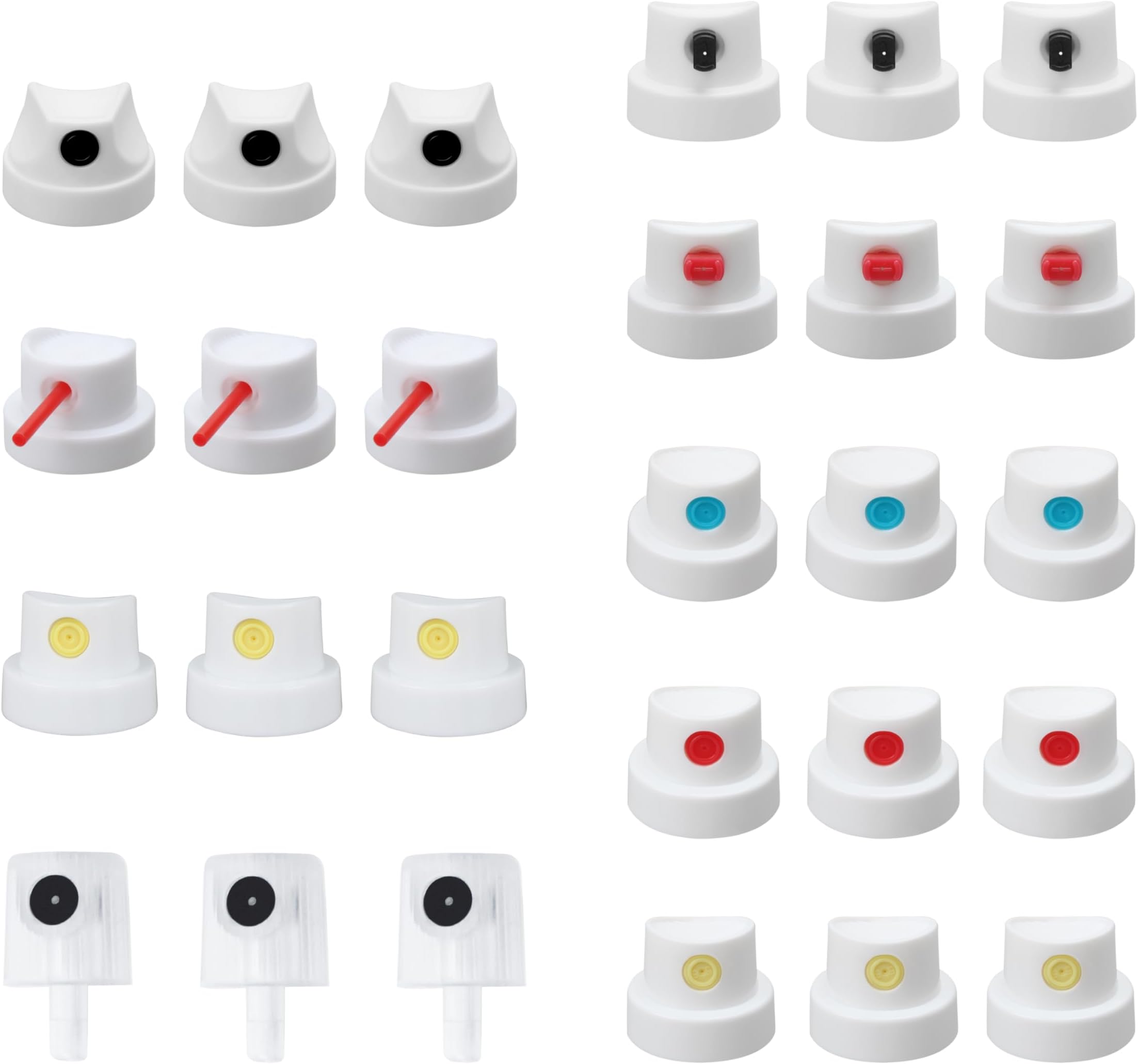 AOQIVIS Universal Spray Paint Caps for Female Cans-Spray Can Nozzle ...