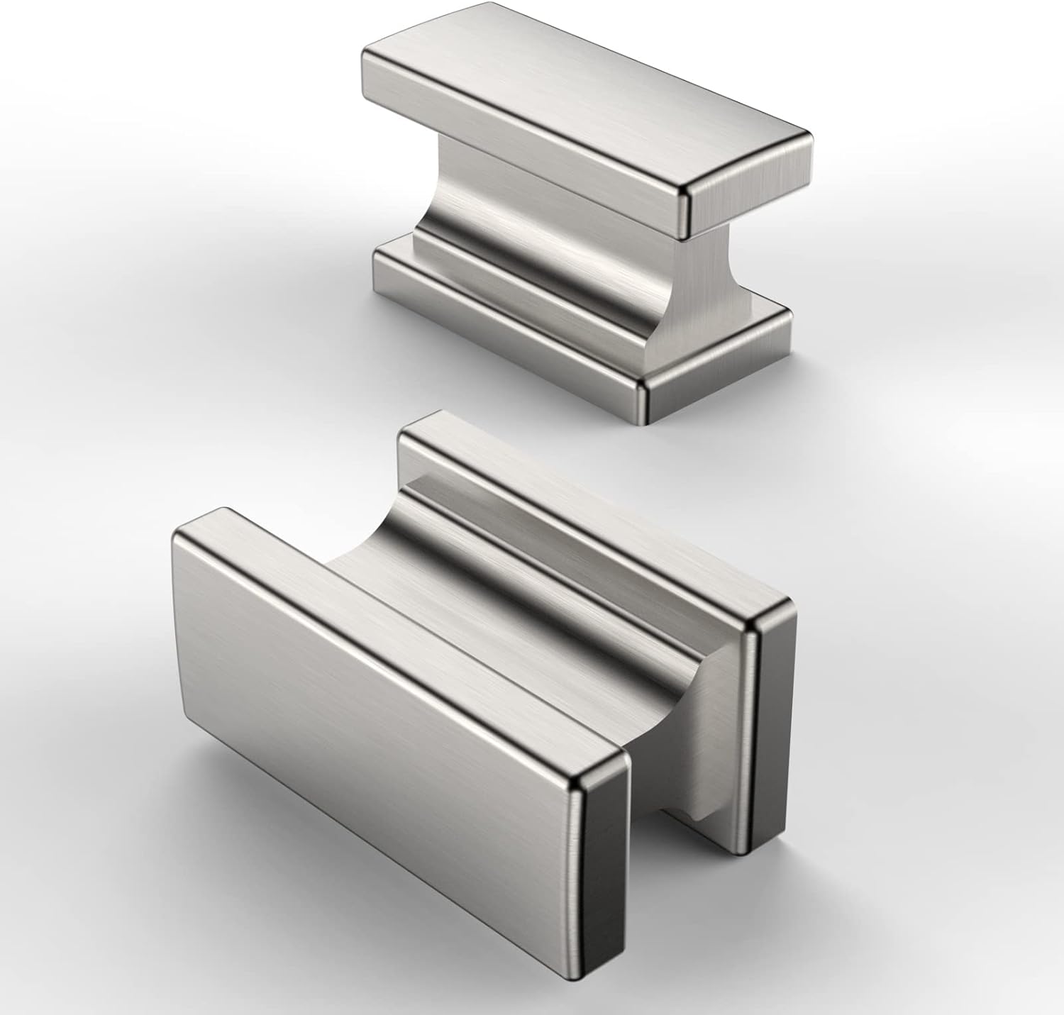 Furniware 10 Pack Cabinet Drawer Knobs, Cabinet Brushed Satin Nickel ...