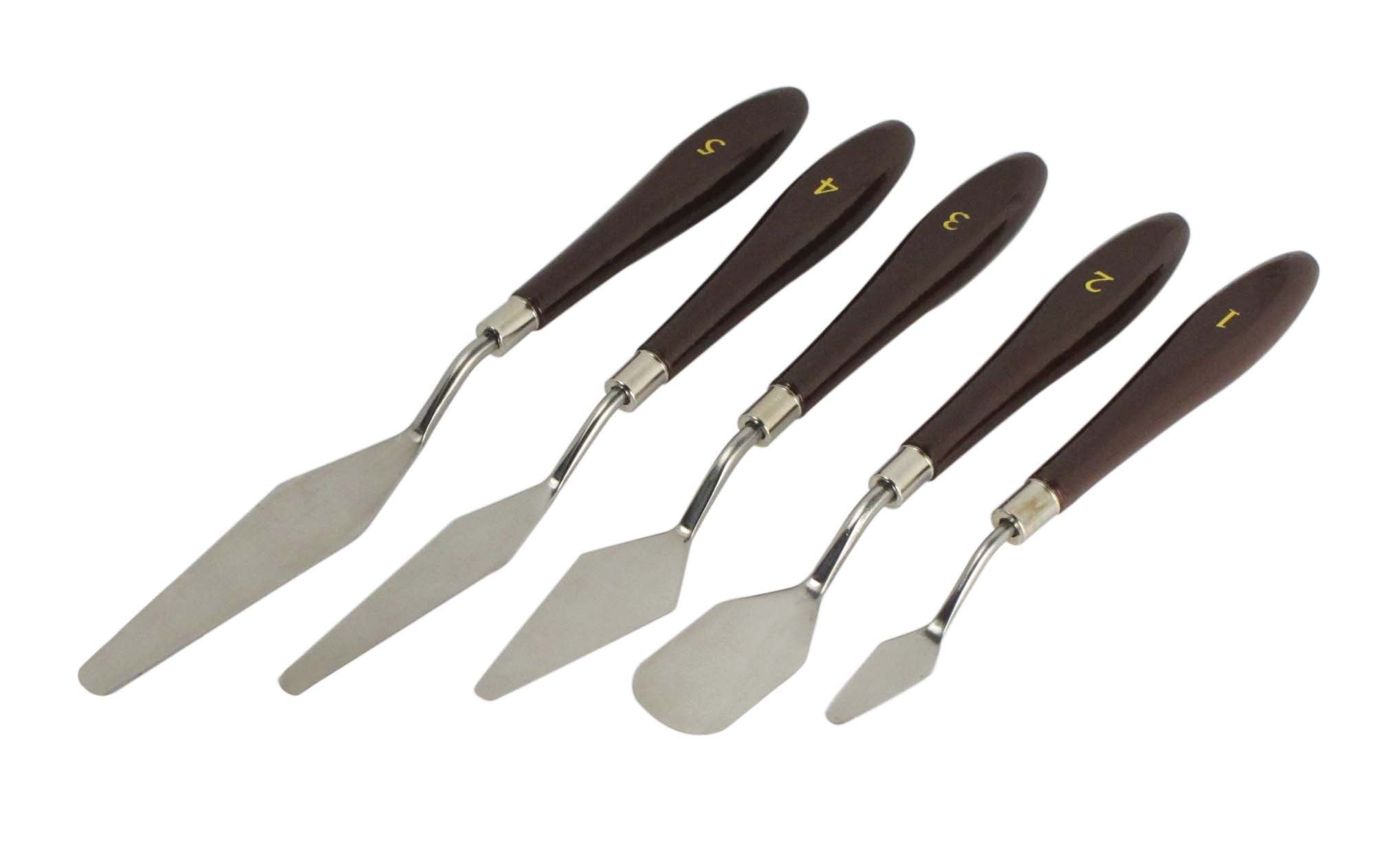 Amazon.com: SE 5-Piece Artist Spatula Set - 3093AB : Home & Kitchen