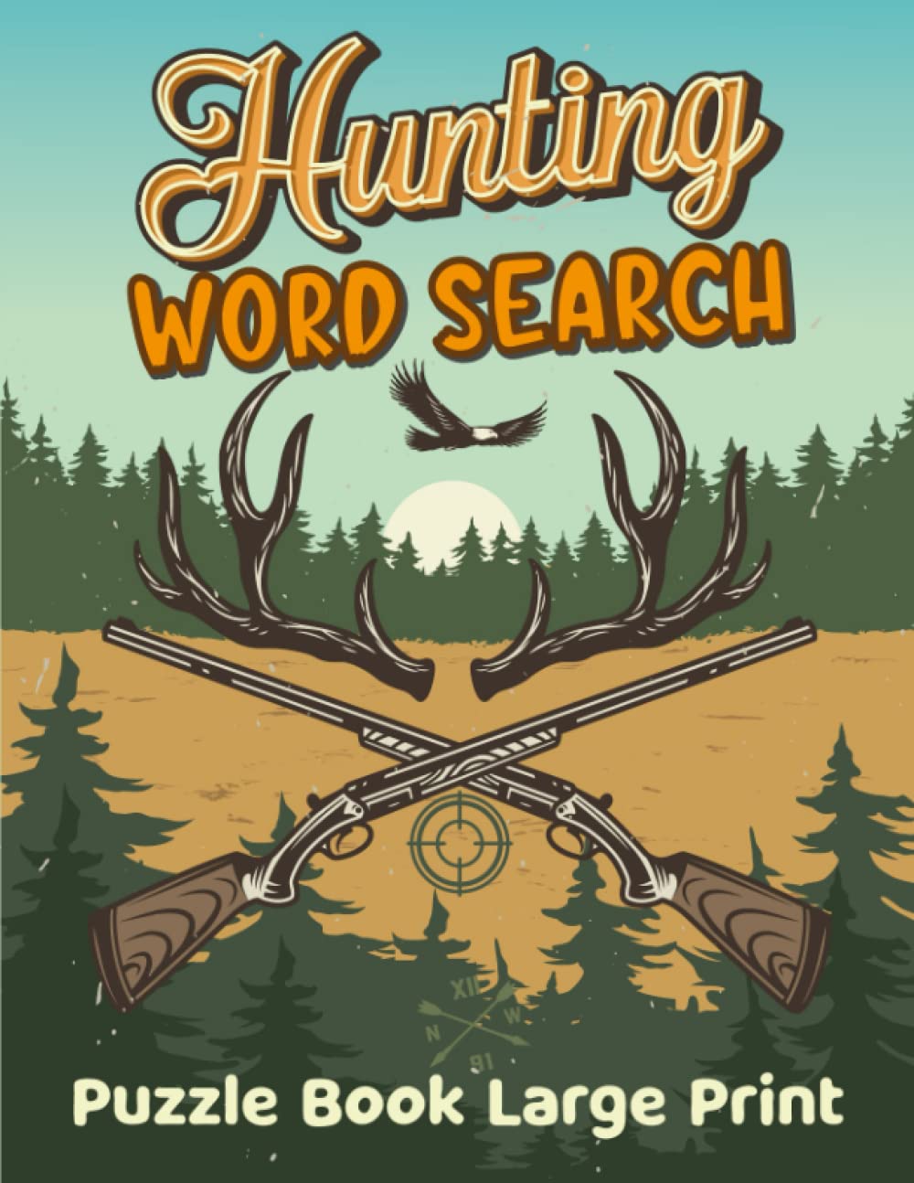 Hunting Word Search Puzzle Book For Adults: Puzzle Book for Adults and ...