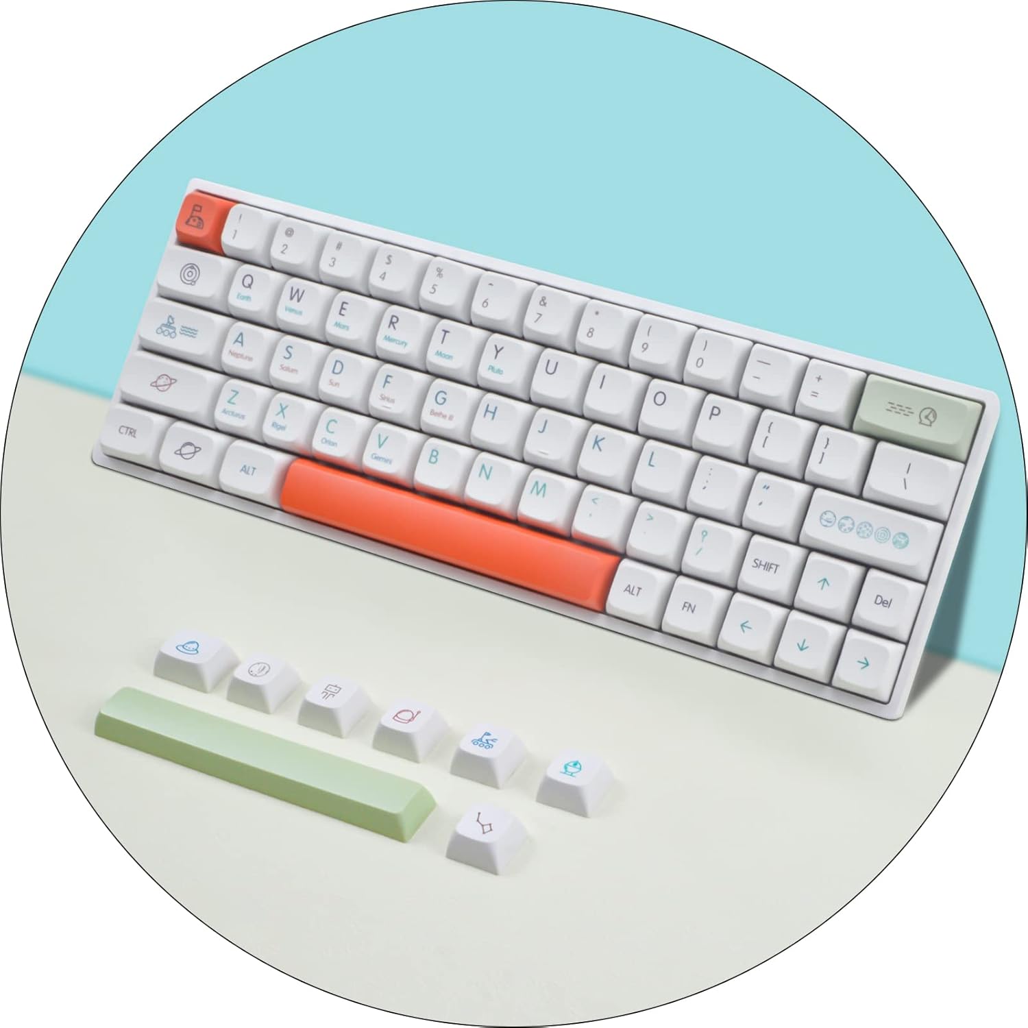 Amazon.com: i Maifu Ray Keycaps, PBT Keycap Set, XDA Profile, MX ...