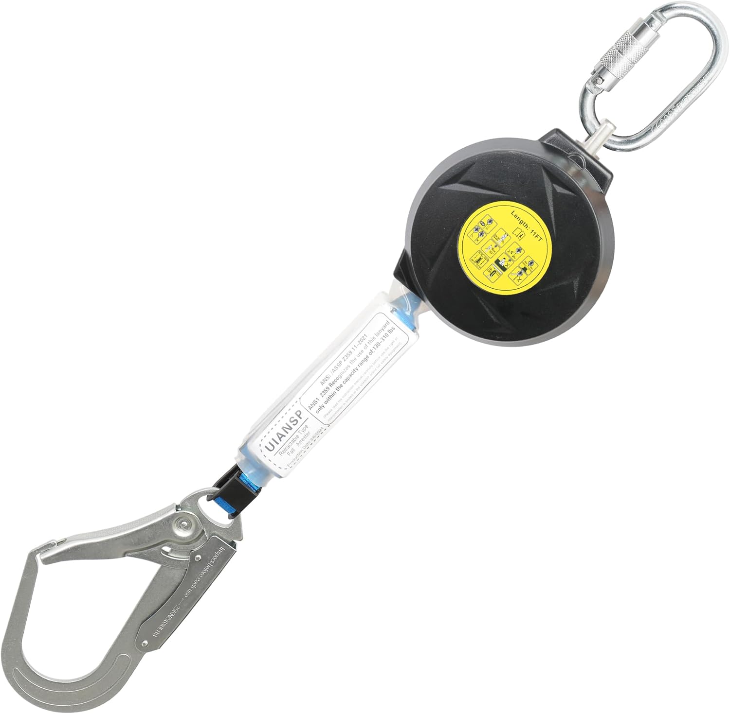 Amazon.com: 6FT Self Retracting Lifeline Fall Protection Retractable ...