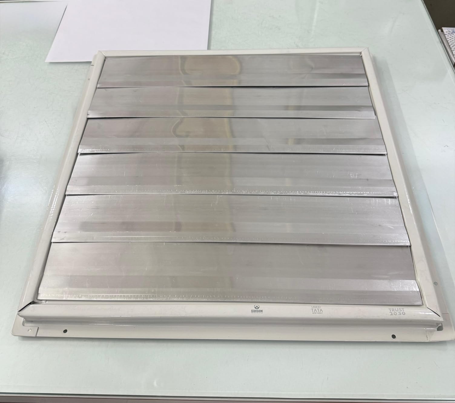 18 Inch Exhaust Fan Flapper Shutter, Louver Big Size, Powder Coated ...