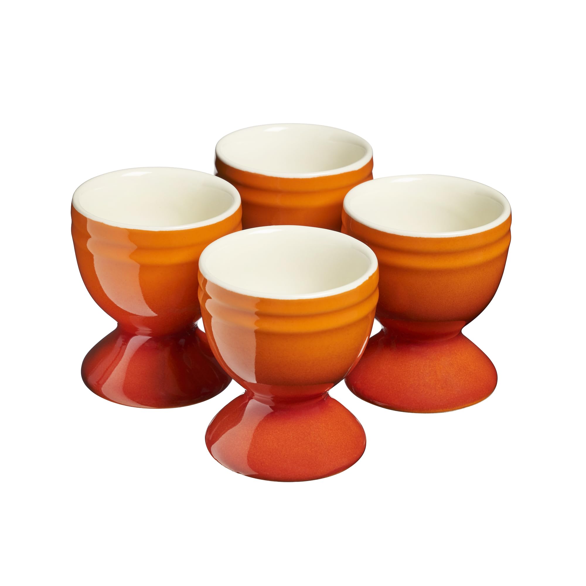 Cooks Professional Egg Cup Set of 4 | 4 x 40ml Ceramic Egg Holders ...