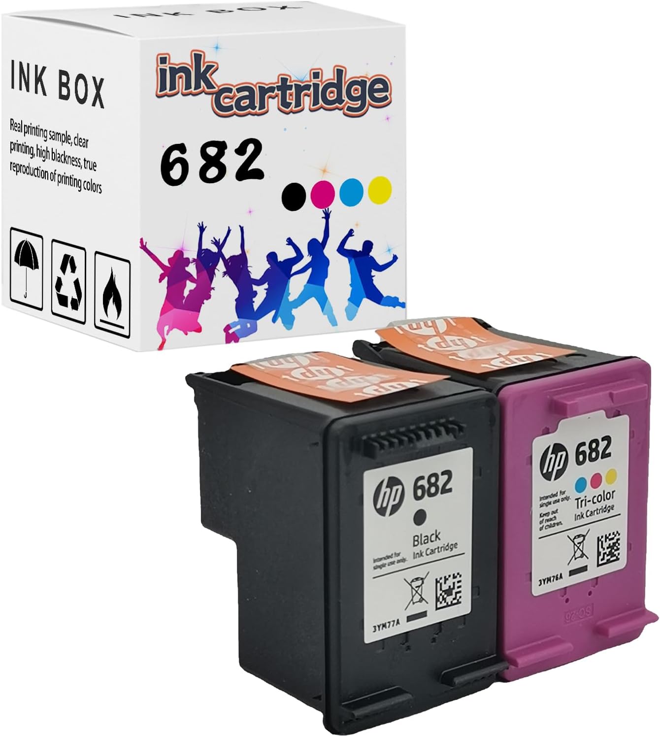 Amazon.com: 682 Ink Cartridges Super High Yield Compatible Replacement ...