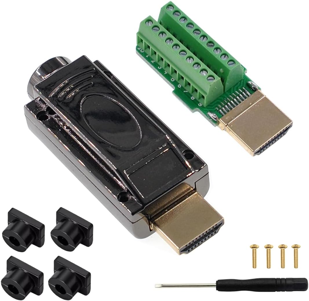 Amazon.com: Ganasome HDMI Solderless Signals Terminal Breakout Board ...