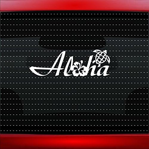 Amazon.com - Aloha #2 Hibiscus Sea Turtle Hawaiian Cute Car Sticker ...