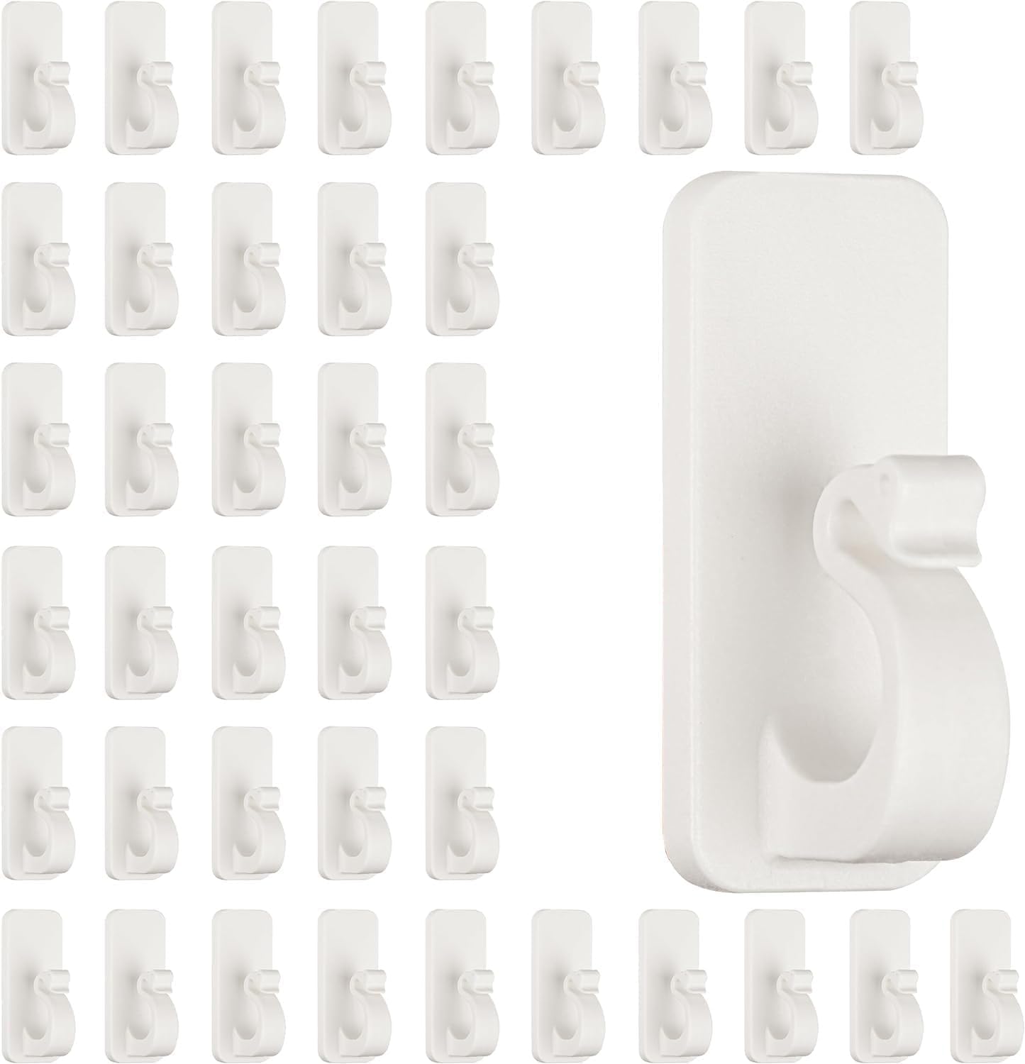 Amazon.com: WISTTUPER Adhesive Hooks for Outdoor String Light, Cable ...