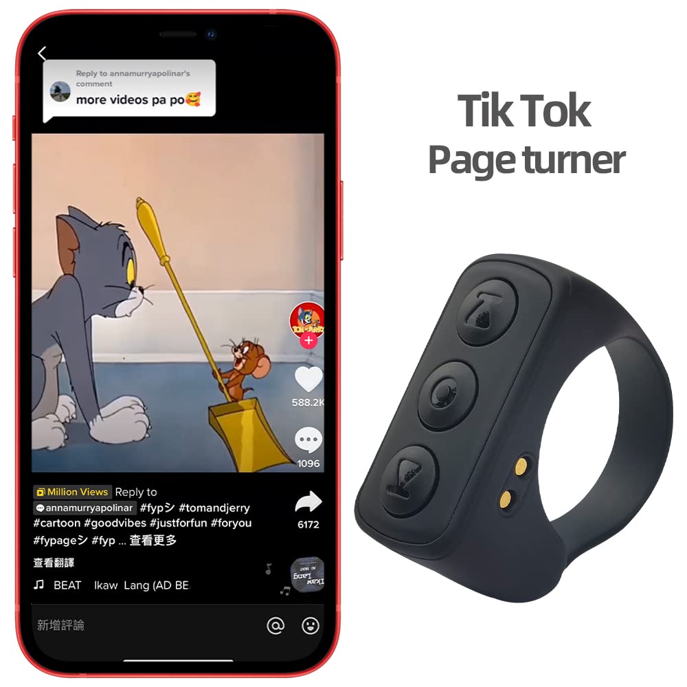 Snapklik.com : Remote Control Page Turner For TikTok, Bluetooth Camera ...