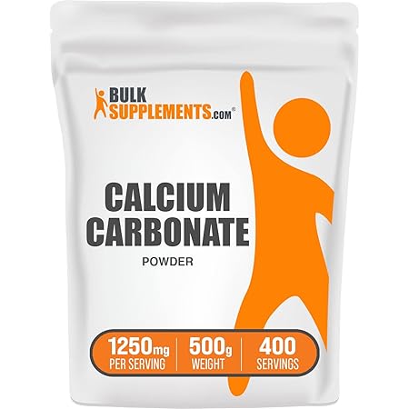 Amazon.com: BulkSupplements.com Calcium Carbonate Powder - Calcium ...