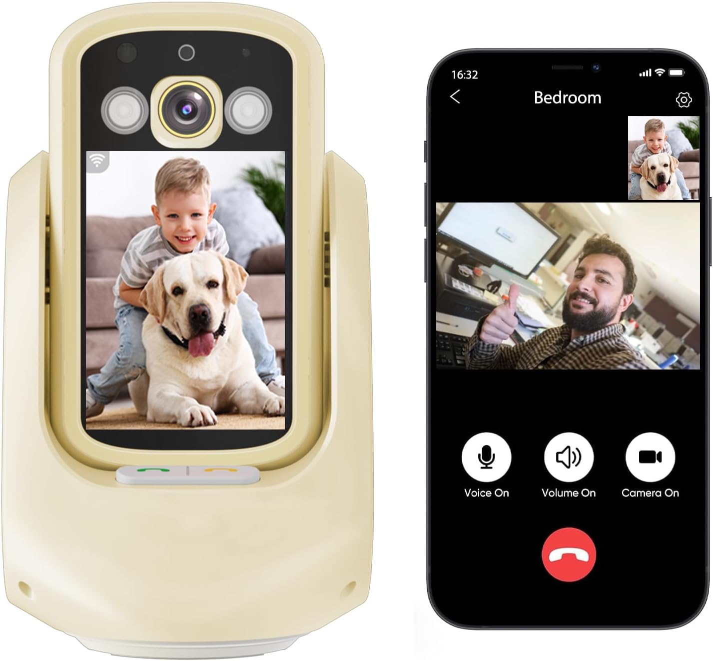 Amazon.com : LASTCOW Video Call Cameara,Two-Way Video Camera with 2.8 ...