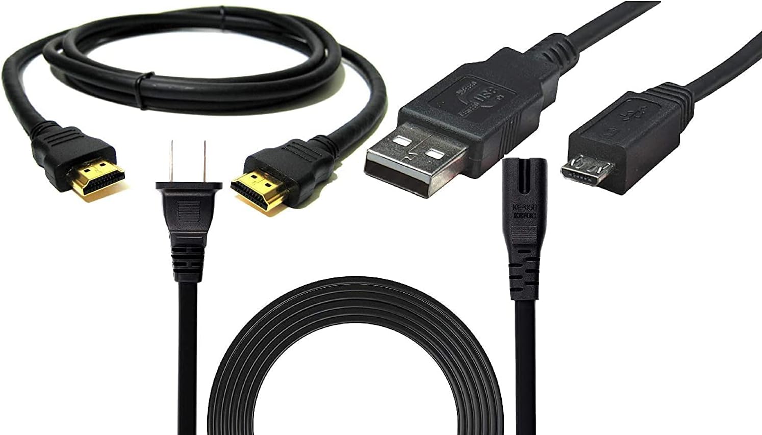 Amazon.com: BRENDEZ Replacement Set of Cables,- HDMI Cable with ...