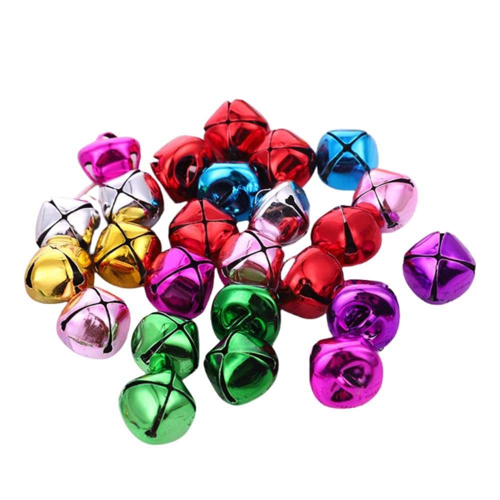 Amazon.com: Craft Bells,Jingle Bells，Christmas Decoration，Multi-Color ...
