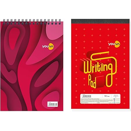 Navneet Youva | Writing Pad | 14 cm x 21.5 cm | Single Line | 160 Pages ...