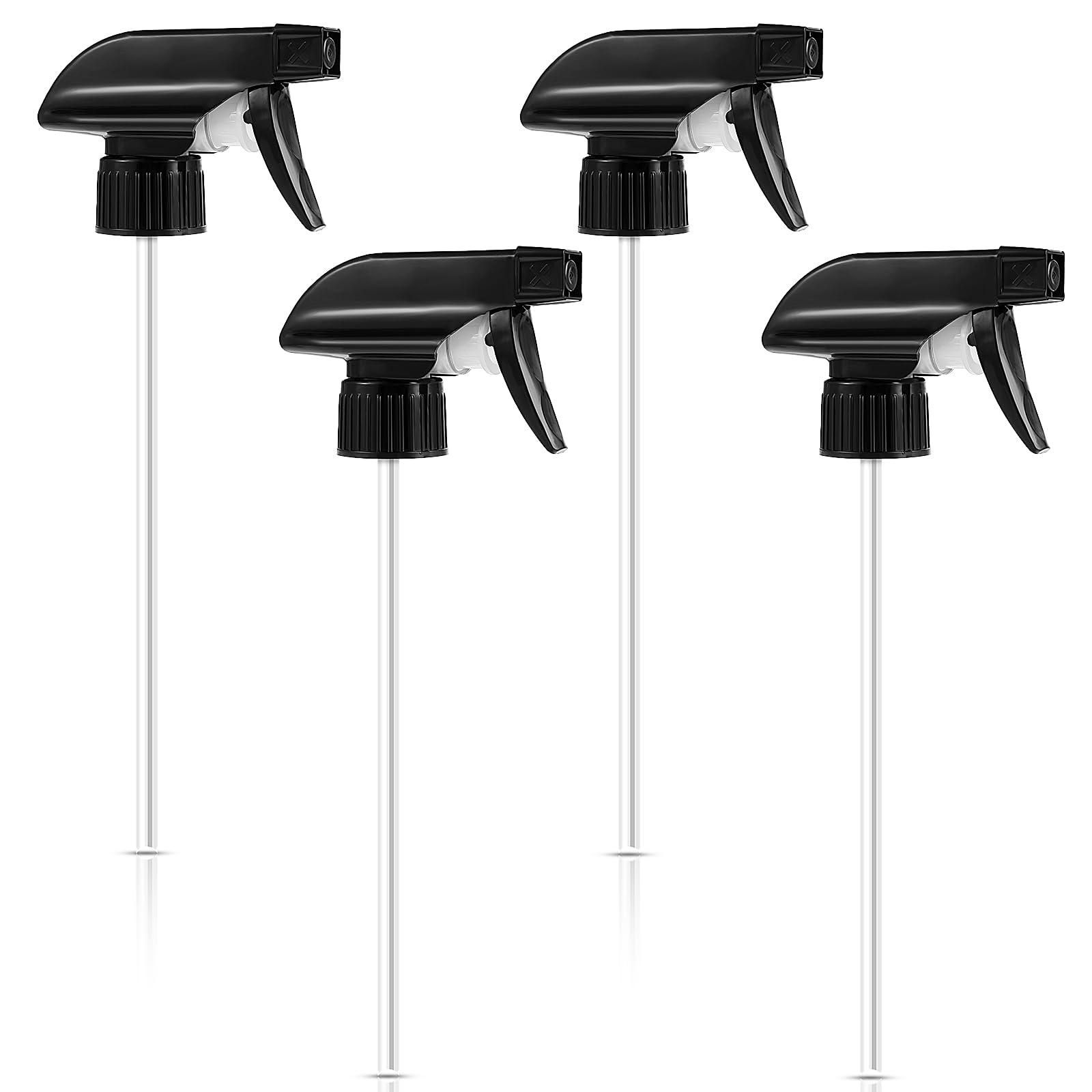 Tyqour 4pcs Plastic Spray Bottle Nozzle Replacement Spray Nozzle ...
