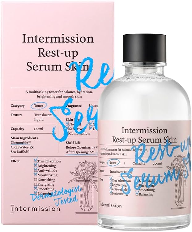 Amazon.com: Intermission Rest-up Serum Skin 6.76 fl oz｜K-beauty｜Skin ...