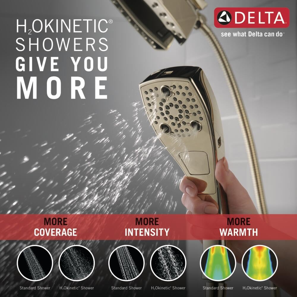 Snapklik.com : Delta Faucet 5-Setting In2ition 2-in-1 Dual Hand Held ...