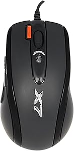 A4Tech X-710BK Ultra High Speed USB Optical Mouse with Oscar Editing Software - Black : Amazon ...