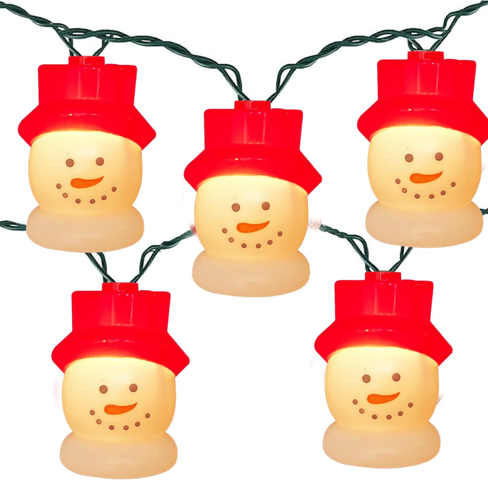Amazon.com : Christmas Snowman String Lights, 15ft 30 LEDs String ...