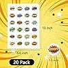 Amazon.com: 480 Superhero Boom Stickers Boom Goodie Bags Gifts Bags ...