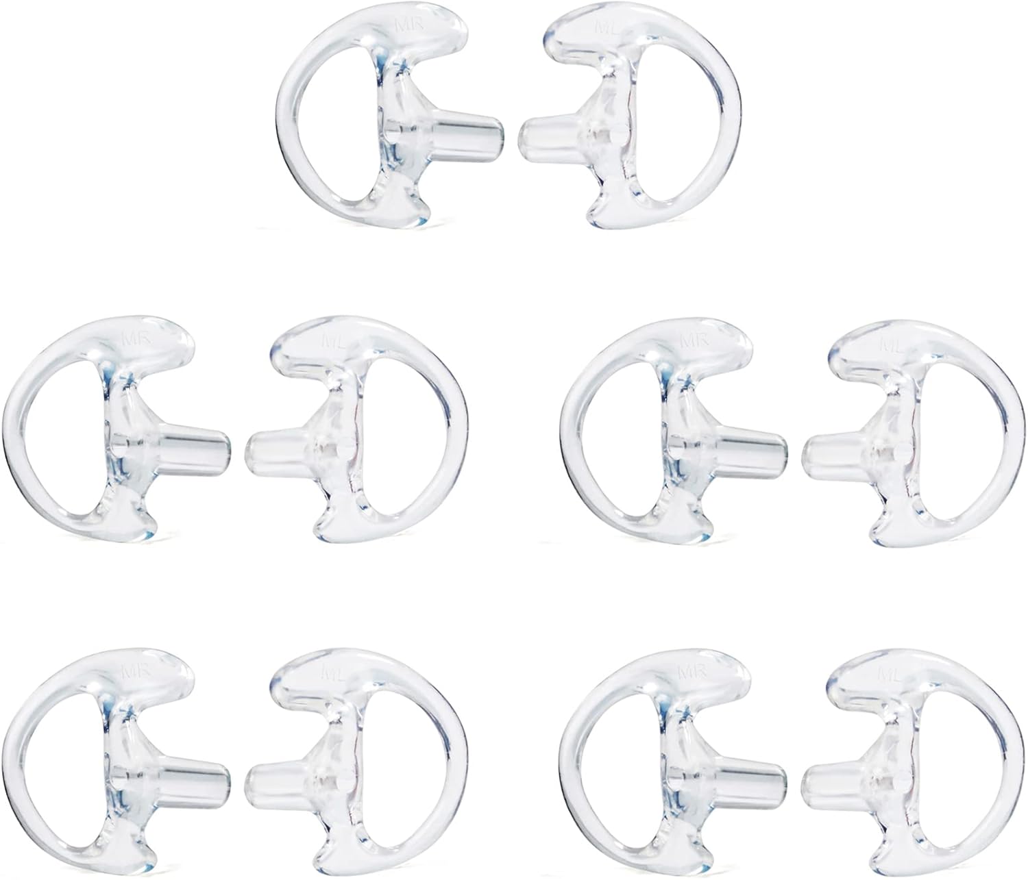 Amazon.com: HYS 5 Pairs Medium Earmold Earbud Earplug Ear Insert ...