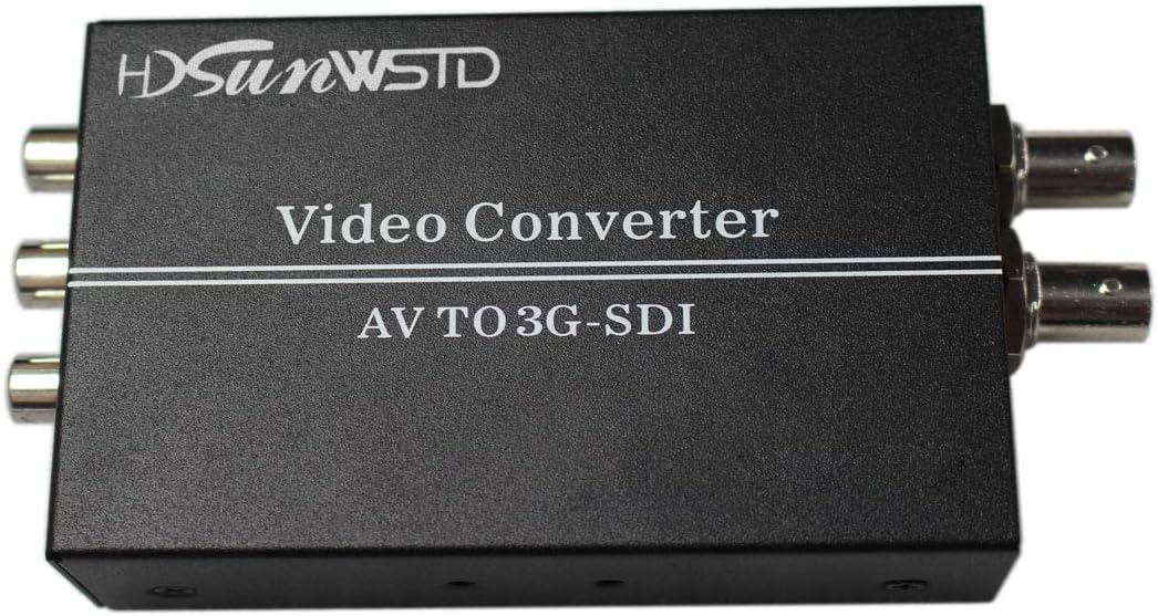 Amazon.com: Audio Video AV/CVBS L/R to SDI Adapter Converter,cvbs to HD ...