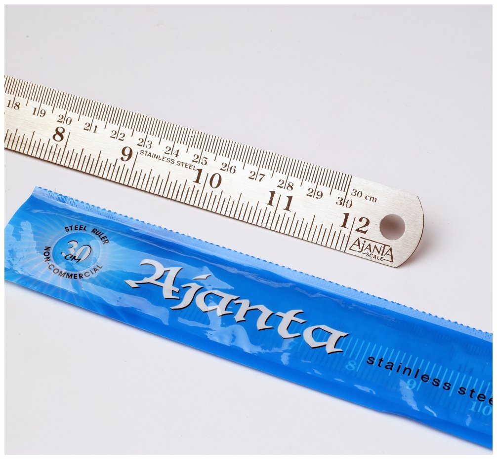 Ajanta 30 CM Stainless Steel Foot Ruler (10 Pcs) - Scale Measuring Tool ...