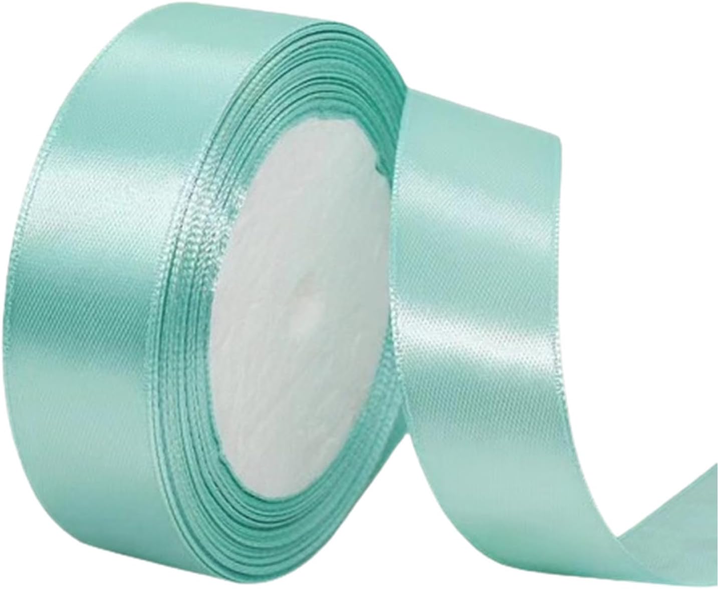 Amazon.com: Mint Green Satin Ribbon 1 Inch x 25 Yards, Solid Color ...