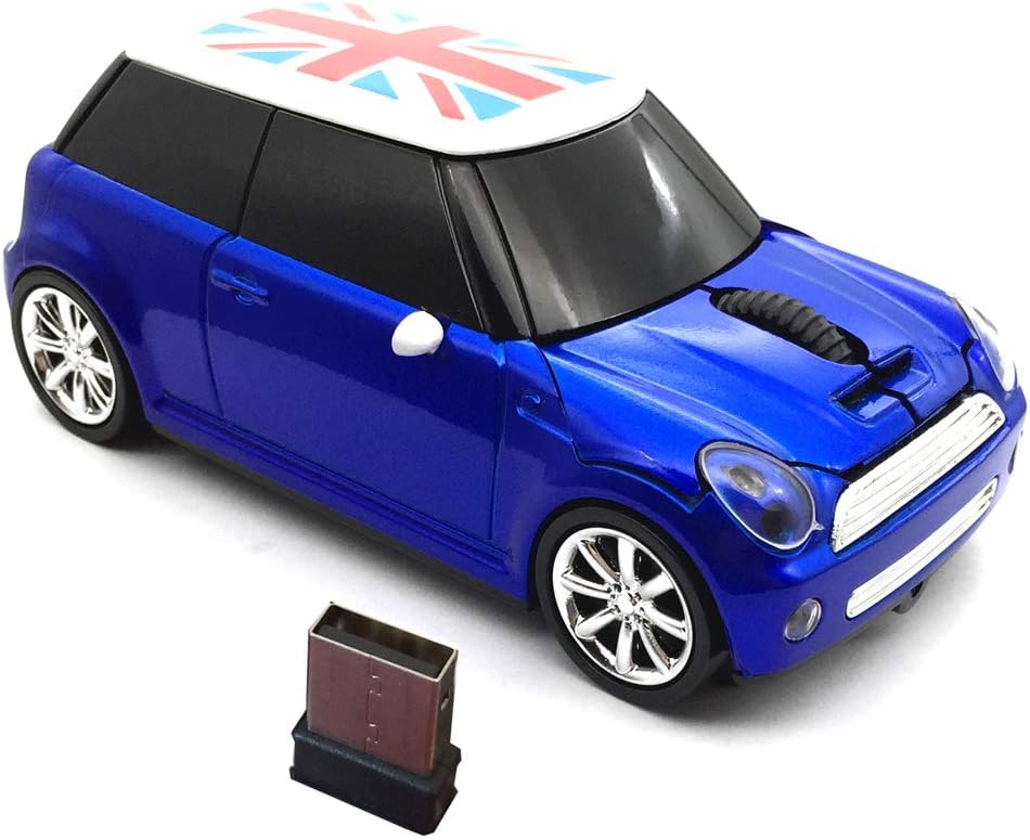 Amazon.com: Kamouse Sports Car Shaped Wireless Mouse 3 Button Optical ...
