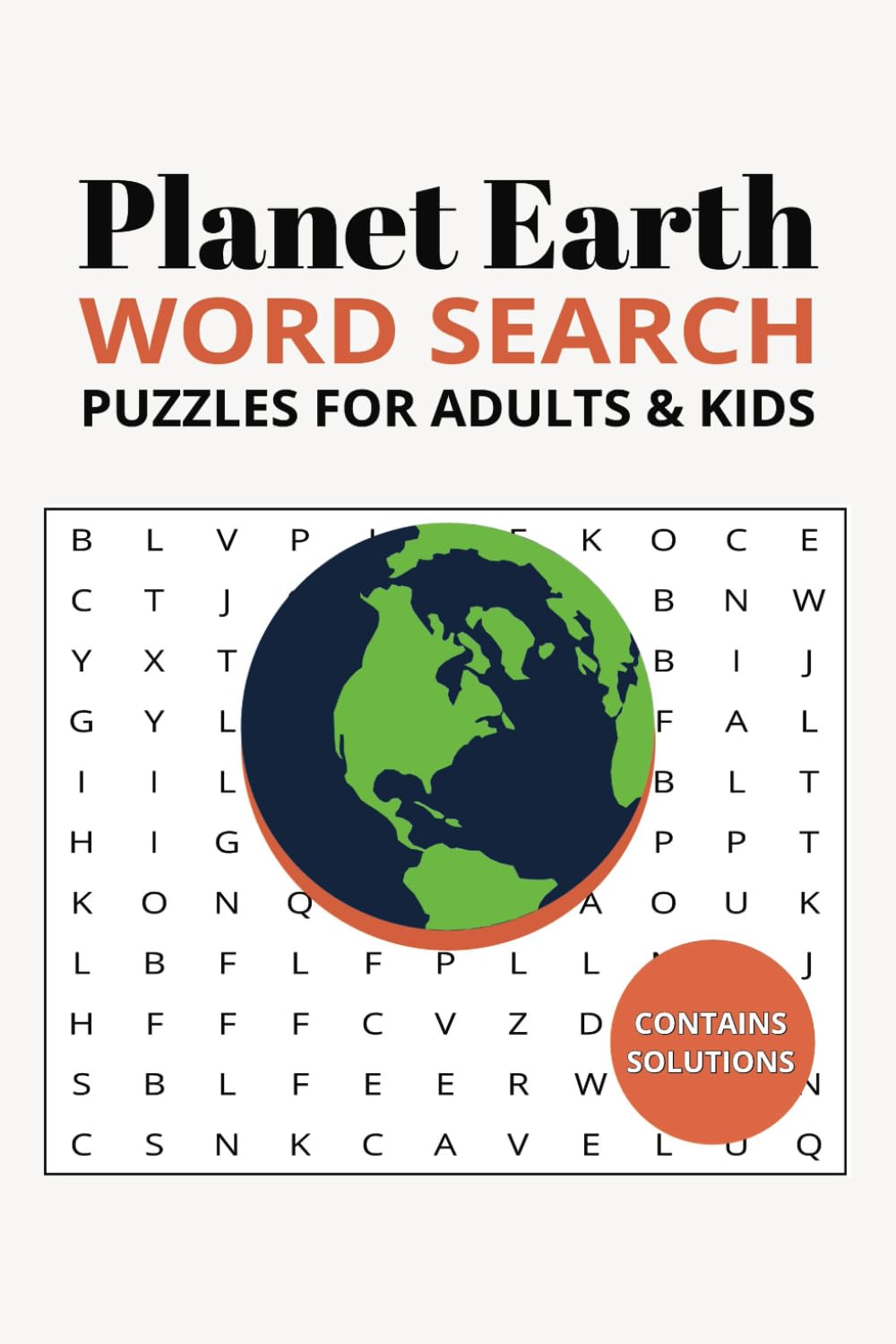 Planet Earth Word Search Book: A Word Search Adventure Across Planet ...