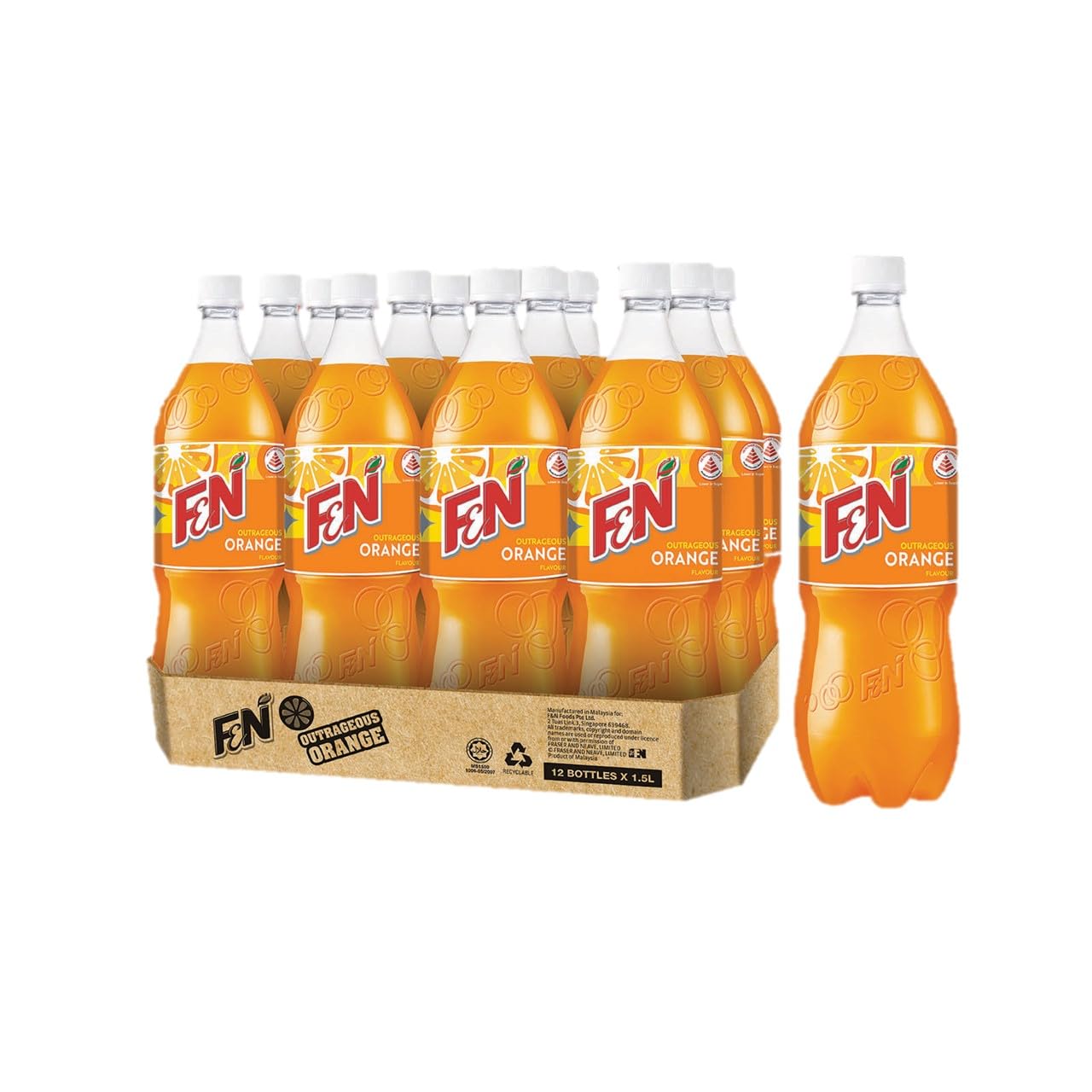 Fn Outrageous Orange Sparkling 15l Greenmart Singapore Singtel Start