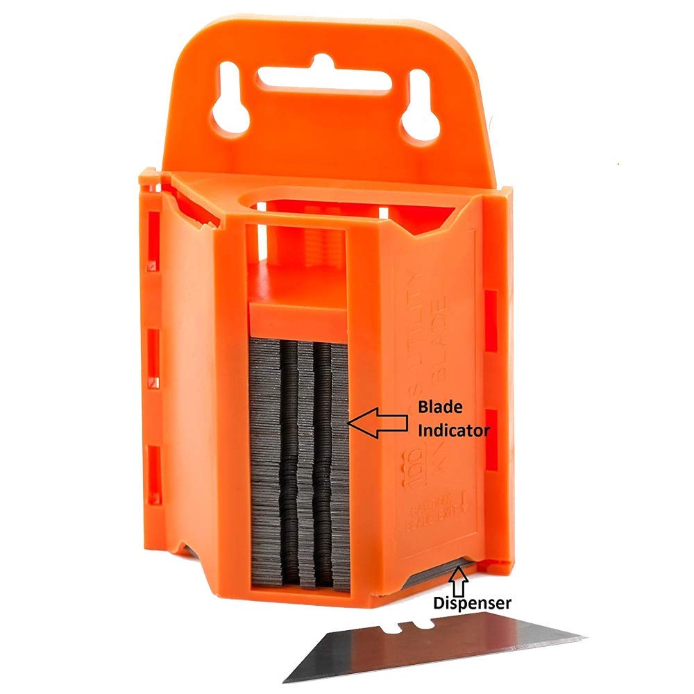 Buy Retractable Utility - Box Cutter – 2 Notch Replacement Utility ...