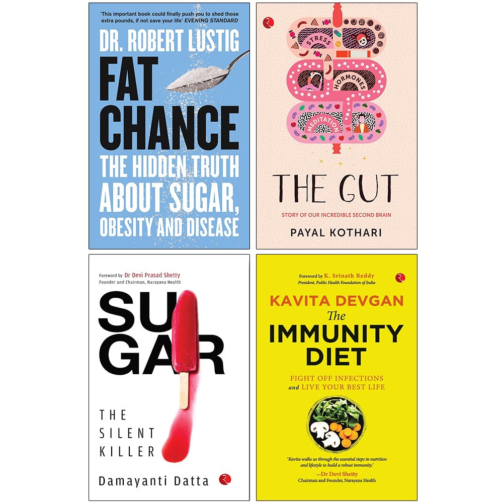 Fat Chance, The Gut, Sugar The Silent Killer & The Immunity Diet 4 ...